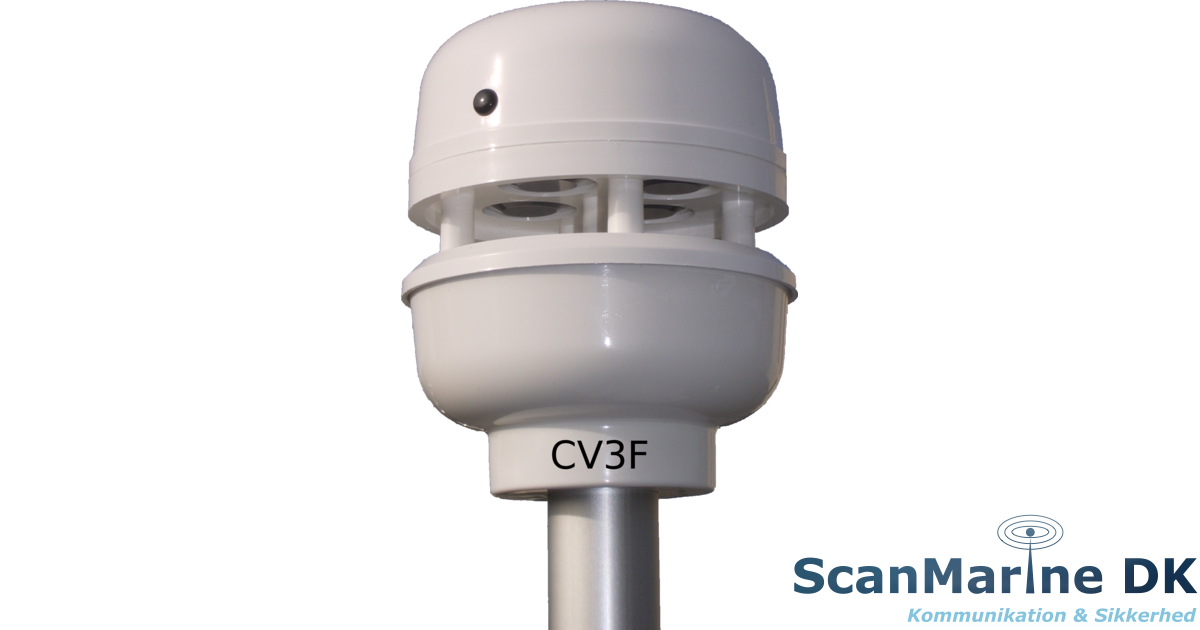 LCJ CV3F-BARO3 12v Ultralyd vindmåler m. barometer NMEA0183 | Scanmarine