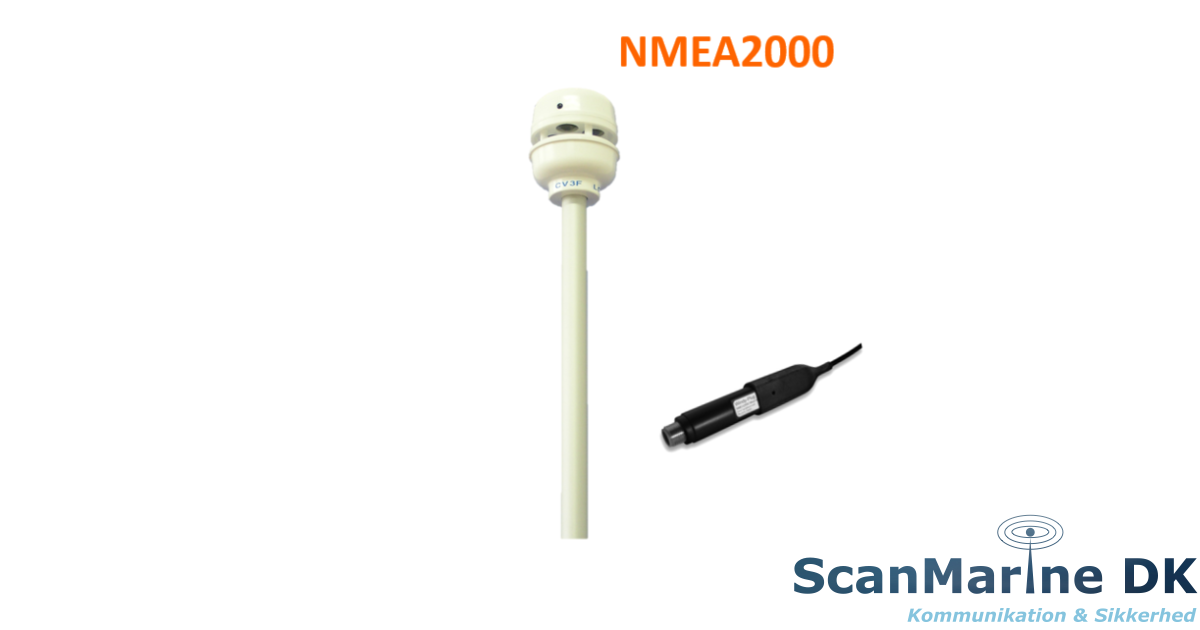 LCJ CV3F-WindyPlug 12v Ultralyd vindmåler m. barometer NMEA2000 ...