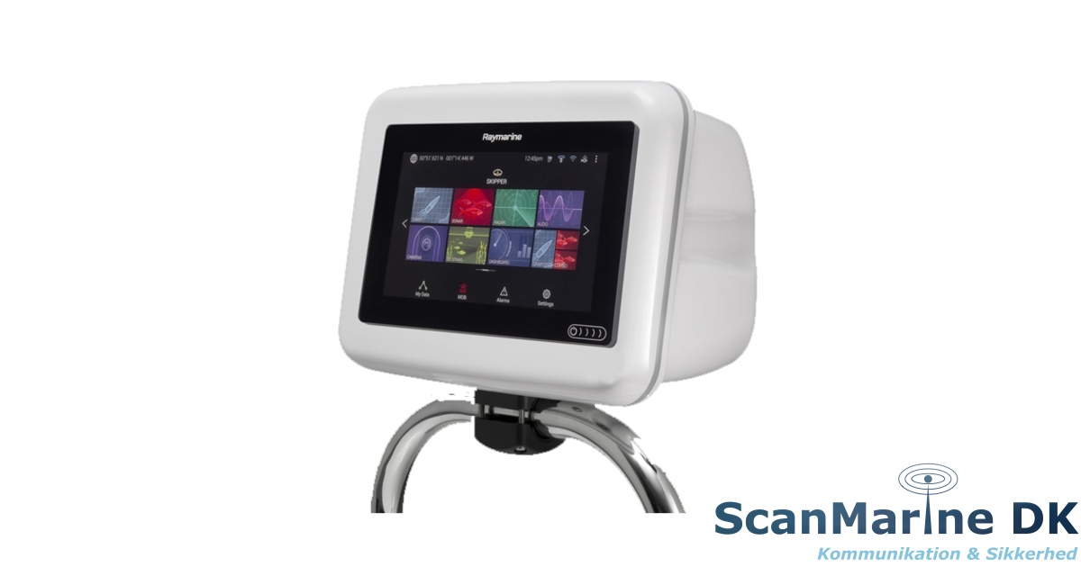 ScanPod SPR‐8‐RM Rail Pod for displays up to 9" | Scanmarine