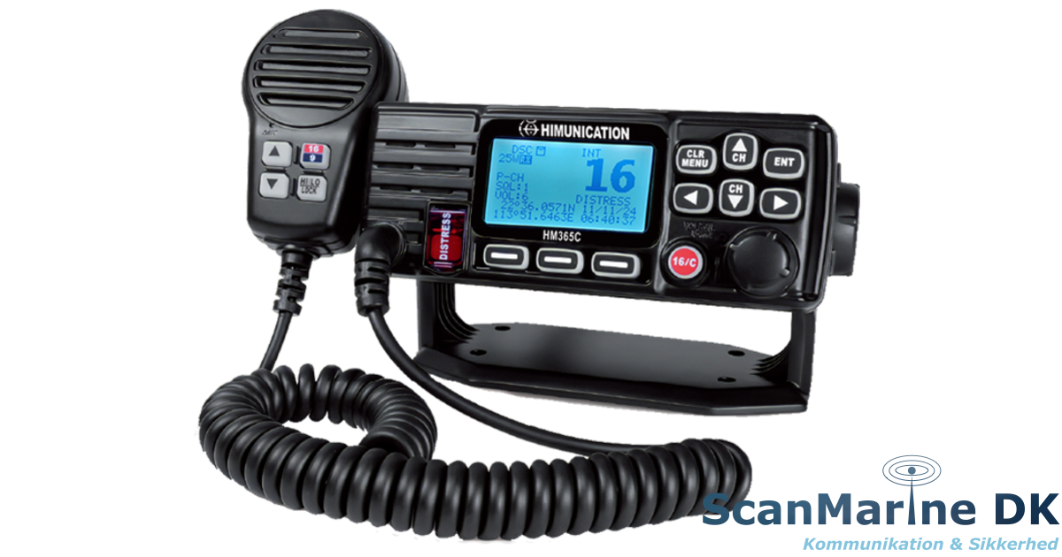 HIMUNICATION HM365S VHF Radio DSC Klasse D m. AIS, GPS og NMEA2000 ...